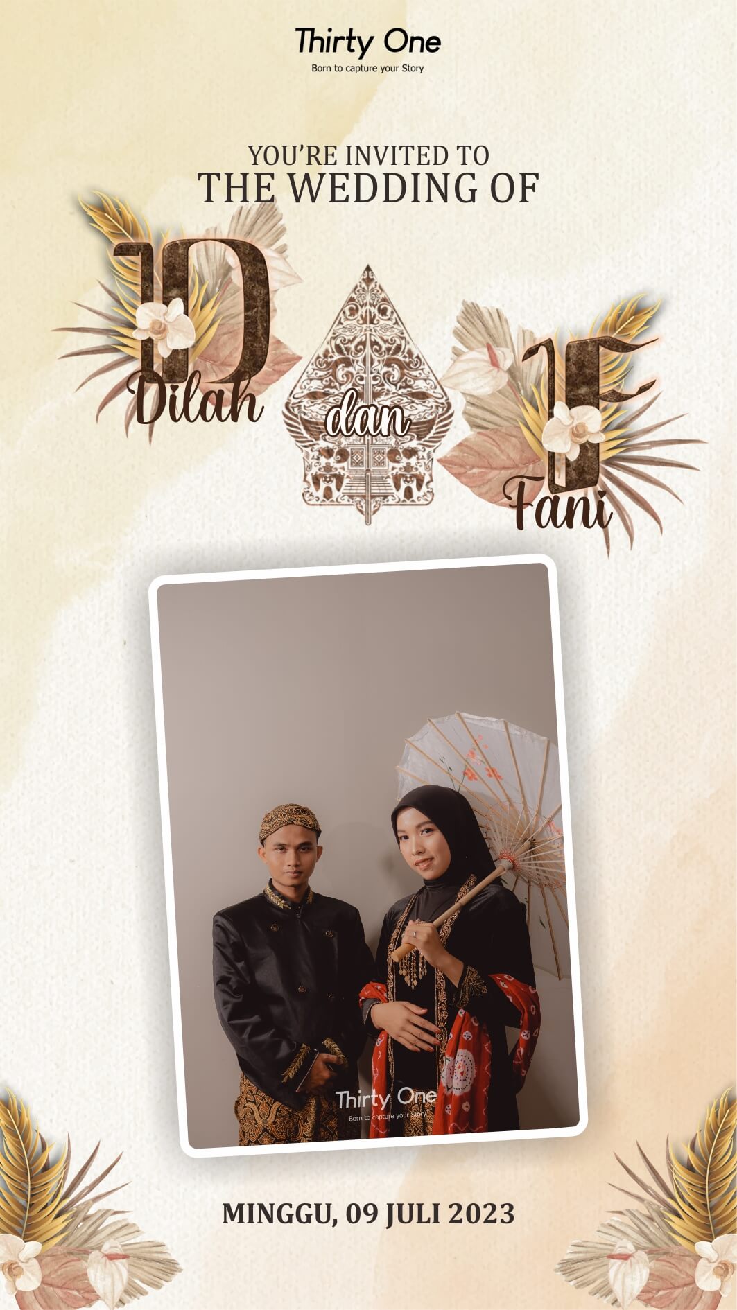 The Wedding of Dilah & Fani || invitemu.com