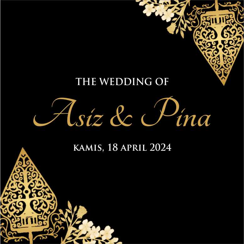 The Wedding of Asiz & Pina || invitemu.com
